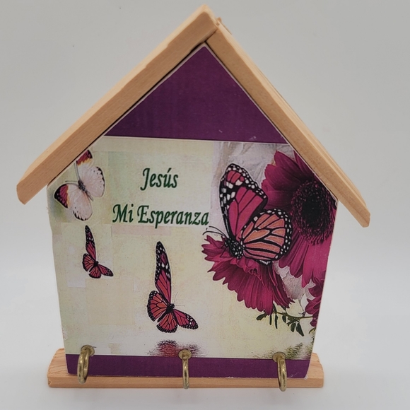 Wall Decor | Porta Llaves En Madera Wood Key Holder | Poshmark